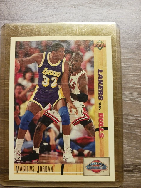 MICHAEL JORDAN, MAGIC Johnson & Magic vs Jordan pont supérieur 91-92 ...