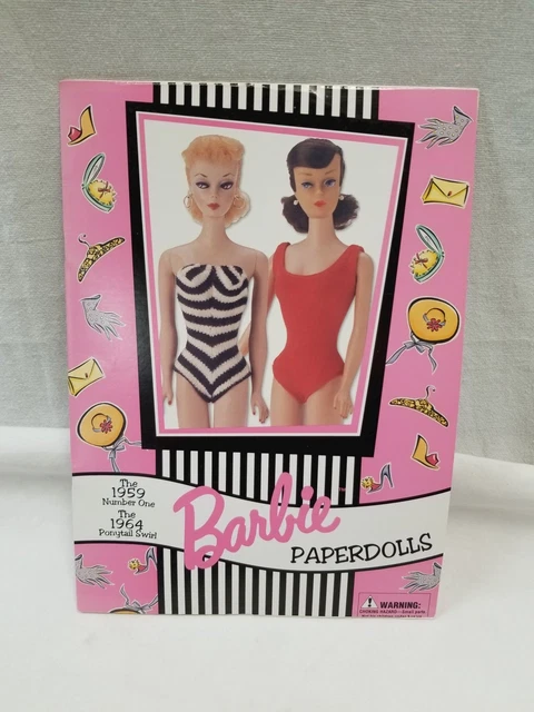 VINTAGE AVON BARBIE Paper Dolls The 1959 Number One The 1964 Ponytail ...