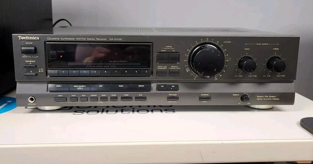 TECHNICS SA-GX100 QUARTZ Synthesizer AM FM Stereo Receiver 170W TESTED ...