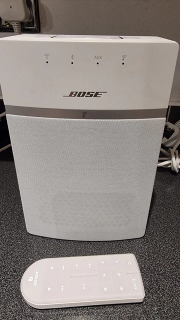 BOSE SOUNDTOUCH 10 Multi-Room WiFi Bluetooth Speaker + Remote - White ...