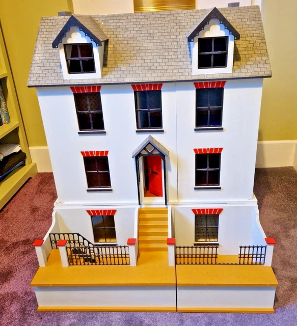 DOLLS HOUSE 1:12 8 Rooms Inc Basement Good Condition £10.80 - PicClick UK