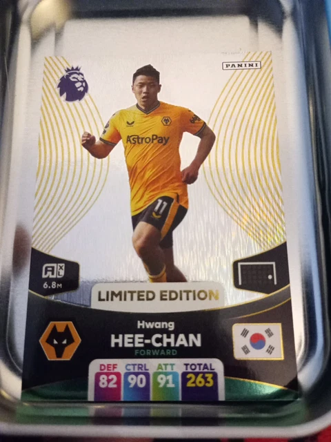 PANINI ADRENALYN XL Premier League 23/24 Hwang Hee-Chan Limited Edition ...