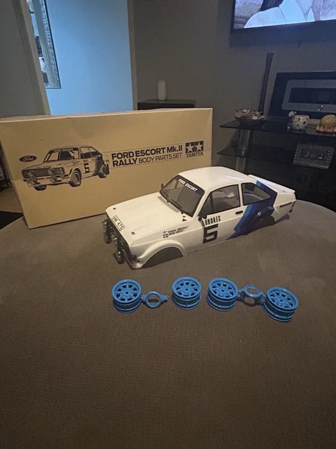 TAMIYA ESCORT RALLY Mk2 Body Shell And New Wheels. £50.00 - PicClick UK