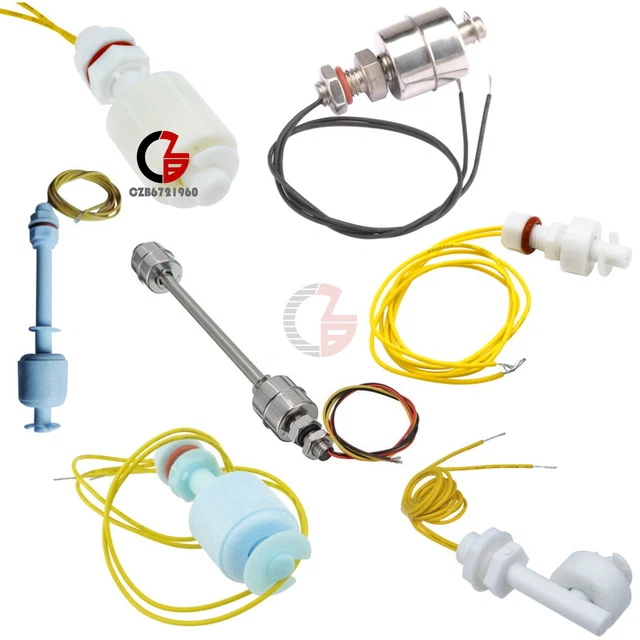 WATER LEVEL SENSOR Vertical Mounting Plastic Ball Float Switch for Pump Liquid EUR 4,58 ...