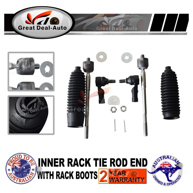 INNER RACK TIE Rod End KIT 2005-2014 for Toyota Hilux 4WD KUN26R GGN25R ...