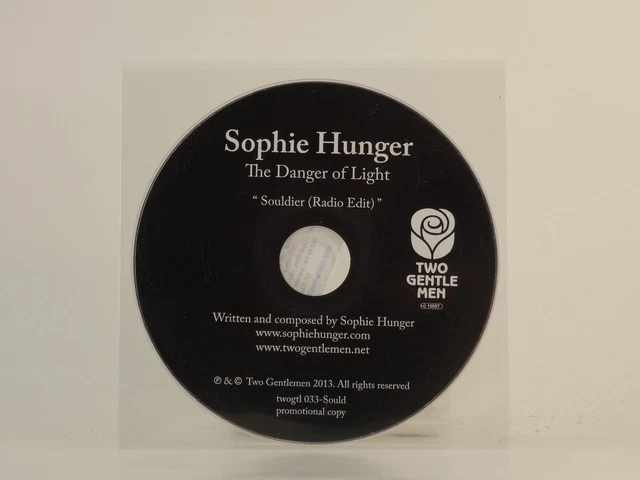 SOPHIE HUNGER THE DANGER OF LIGHT (H1) 1 Track Promo CD Single Plastic Sleeve TW EUR 6,23 ...