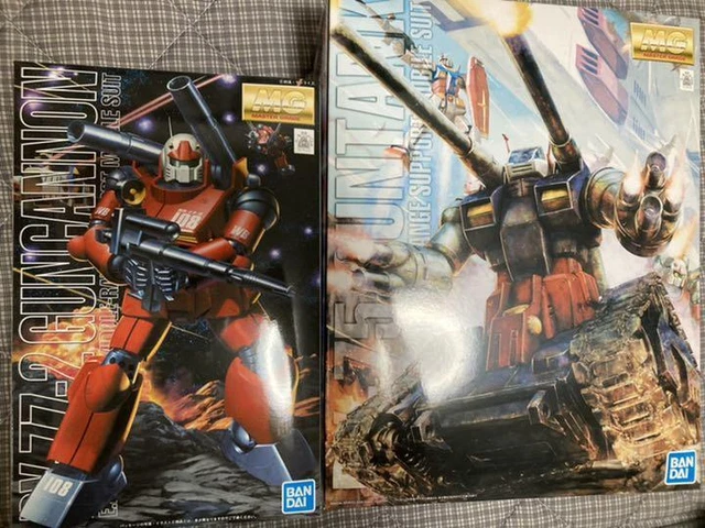 BANDAI MG GUNDAM RX-75 Guntank Guncanon plastic model kit Master Grade ...