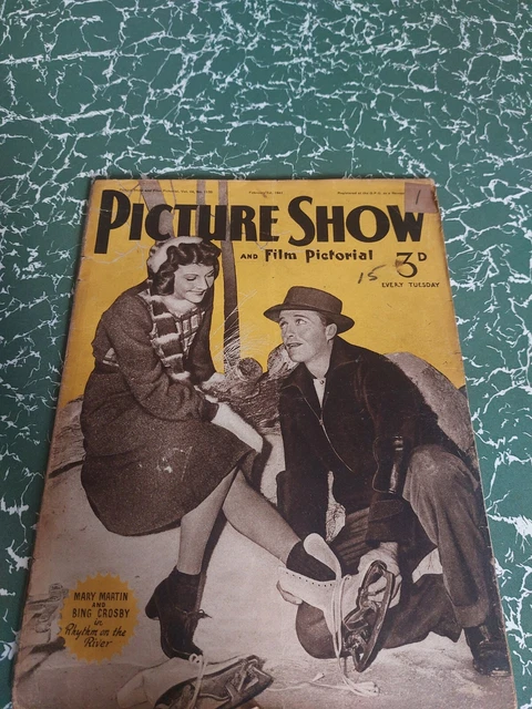 RARE PICTURE SHOW Magazine 1st FEBRUARY 1941 Bing Crosby/Mary Martin ...