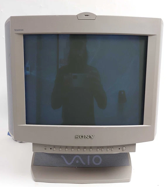 VINTAGE SONY CPD-220VS 17"(16") Color Trinitron Computer Display CRT ...