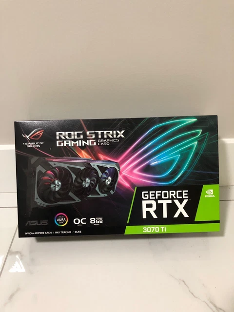 ASUS ROG STRIX NVIDIA GeForce RTX 3070 TI Graphics Card BRAND NEW IN ...