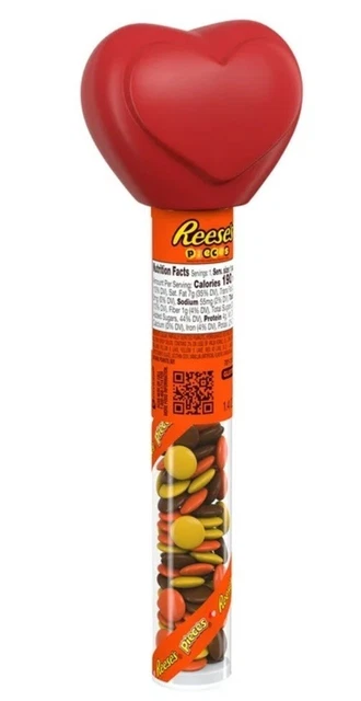 REESE’S PIECES TUBE Stacker - RED HEART - American USA Import UK Seller ...