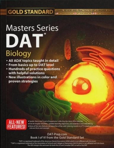 DAT-PREP.COM GO DAT Biology Masters Series, Comprehensive Preparation ...