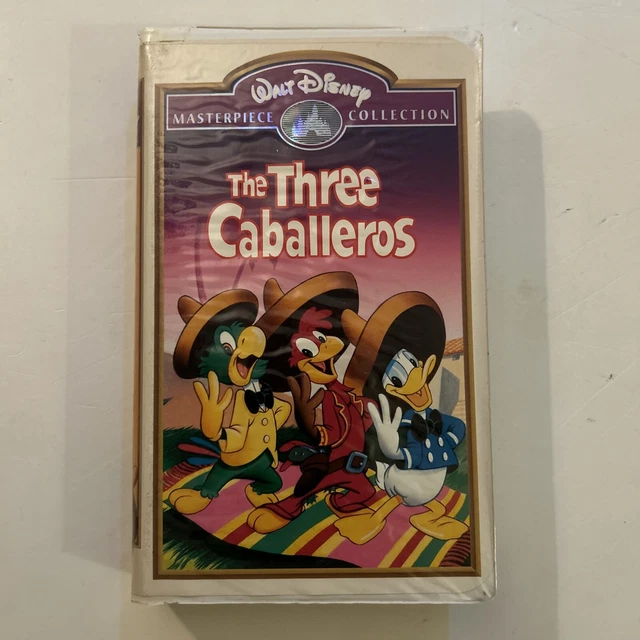 DISNEY THE THREE Caballeros - Big Box Clamshell VHS video tape £10.00 ...