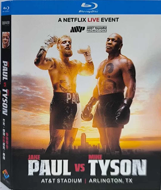 JAKE PAUL VS. Mike Tyson:2024 Movie 1080P 1 Disc All Region Box Set ...