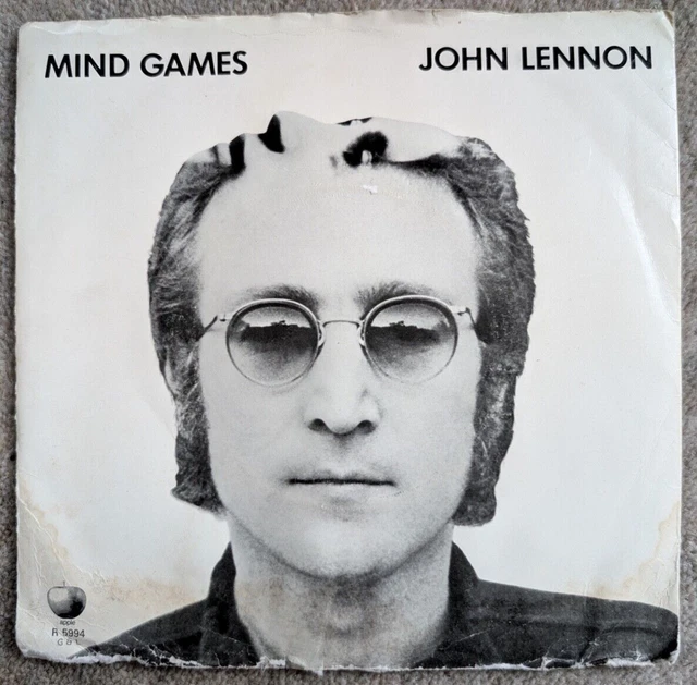 JOHN LENNON MIND Games 7" vinyle single 45 disque 1973 Royaume-Uni Apple The Beatles EUR 3,54 ...