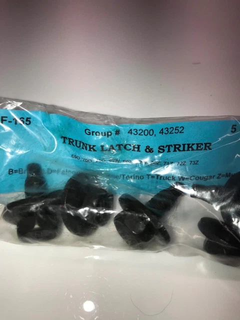 1969 THRU 1973 Ford mustang trunk latch and strike $10.44 - PicClick