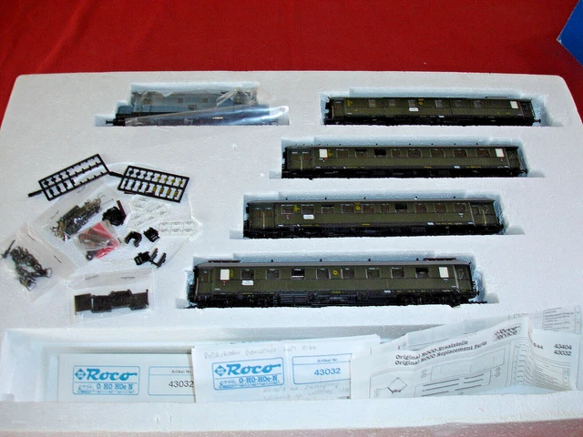 ROCO LINE 43032 Schnellzug E-Lok Br E44 Drg Epoche Ii H0 In Ovp Neu ...