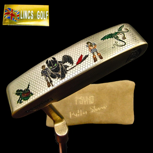 CUSTOM MILLED HOW To Train Your Dragon Themed Ping Anser 3 Putter 87cm ...