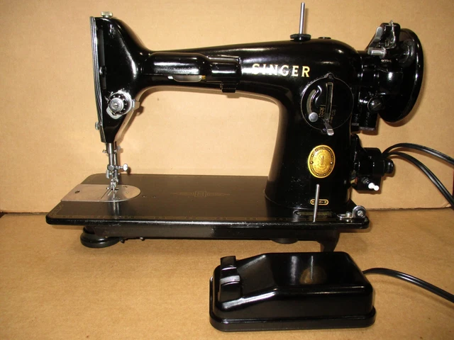 VINTAGE SINGER Sewing Machine 201-2, Serviced, #Am195370 £285.41 ...