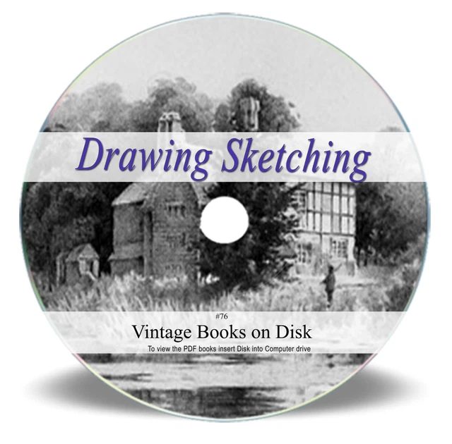 LEARN TO DRAW & Sketch - Rare Books on DVD - Pencil Brush Charcoal Art ...