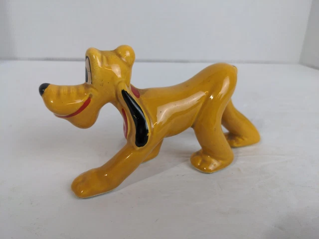 WALT DISNEY PLUTO Figure Made in Japan Porcelain VTG £20.63 - PicClick UK