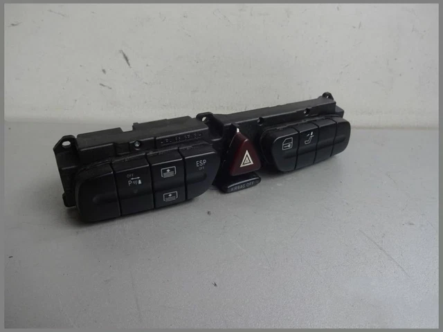 MERCEDES BENZ W203 W209 switch strip switch block 2038214958 original £ ...