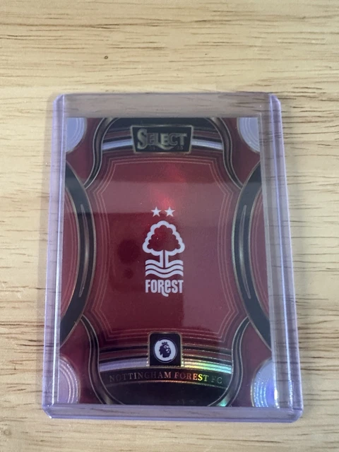 PANINI SELECT 2025 Nottingham Forest Club Badge Card Case Hit Prizm £15 ...
