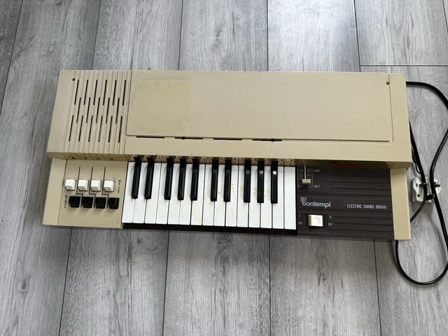 BONTEMPI B 4.2 Vintage Retro Electric Chord Organ Piano Musical Instrument Used £47.47 - PicClick UK