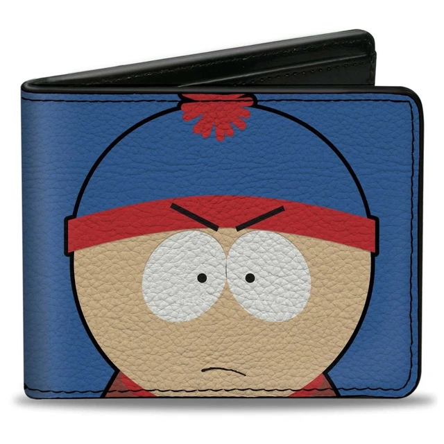 BI-FOLD WALLET SOUTH Park Stan Face Character Close-Up Blue EUR 24,72 ...