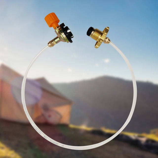 LONG FLAT GAS Tank Inflatable Valve Copper LPG Cylinder Filling ...