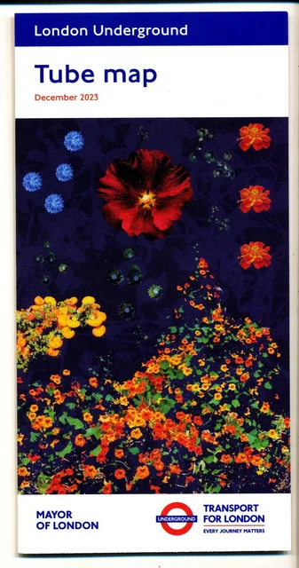 LONDON UNDERGROUND TUBE MAP DEC 2023 Station Index,Transport,Overground ...