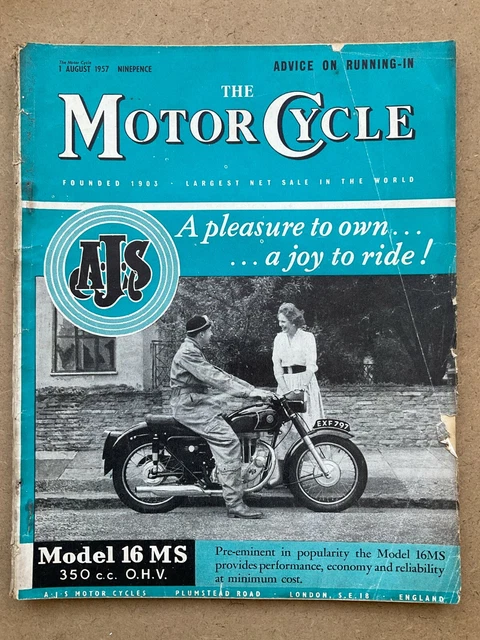 THE MOTOR CYCLE Magazine - 1 August 1957 - Stonebridge, Temple 100 ...