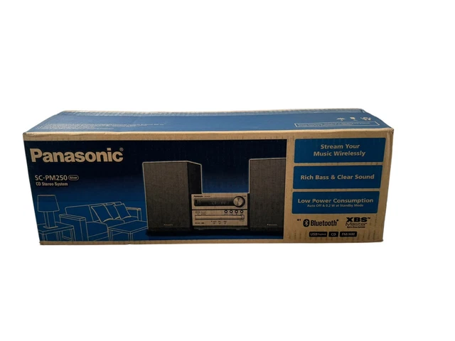 PANASONIC BLUETOOTH HI-FI Stereo System FM Radio CD Music Player USB ...