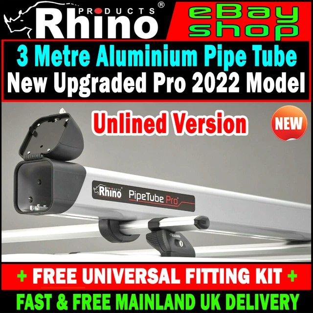 RHINO 3 METRE Locking Van Pipe Tube Carrier Roof Rack Vauxhall Astra ...