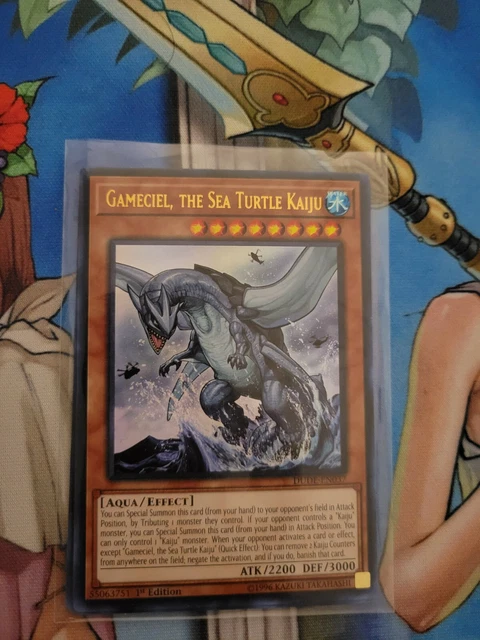 YU-GI-OH GAMECIEL, THE Sea Turtle Kaiju Ultra Rare 1st Edition DUDE ...