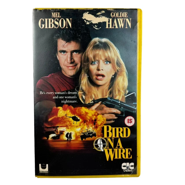 BIRD ON A Wire VHS Video Ex Rental Large Case Action Film Cert 15 1990 ...
