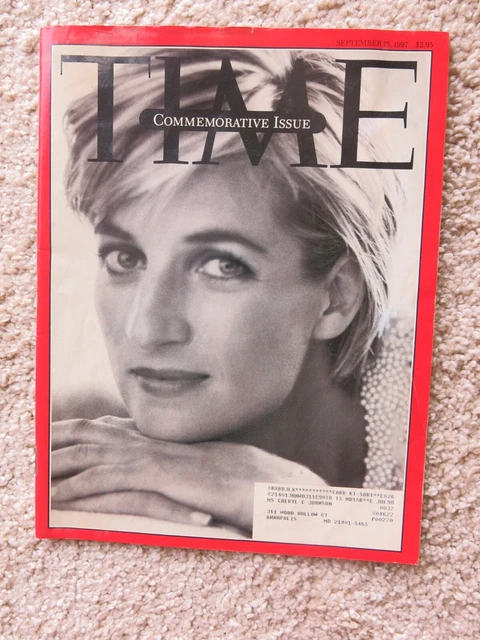 PRINCESS DIANA COMMEMORATIVE Time Magazine/September 15, 1997/Fayed ...