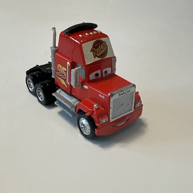DISNEY PIXAR CARS Deluxe Mack Semi Truck Diecast 1:55 Bundle SEE Frank ...