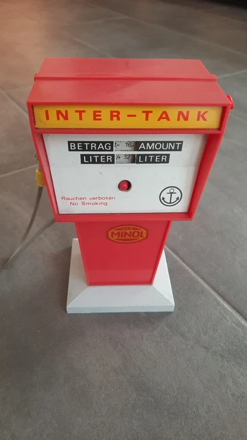 DDR SPIELZEUG MINOL Zapfsäule Tanksäule Intertank Piko Anker Rar Selten ...