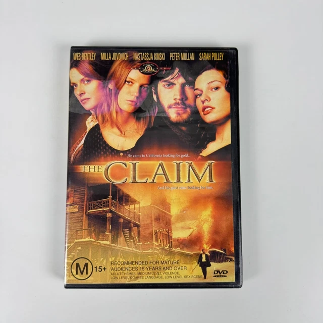 THE CLAIM (DVD 2000) Wes Bentley Nastassja Kinski Milla Jovovich Region ...