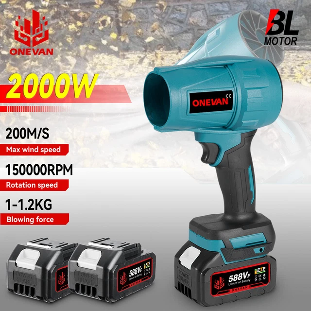 MINI JET DRY Electric Blower 2000W Air Blower Super Fan Turbo Powered ...