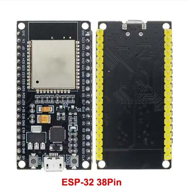 ESP32-WROOM-32 CP2102, 38-PIN, 2.4GHz WiFi & Bluetooth Development ...