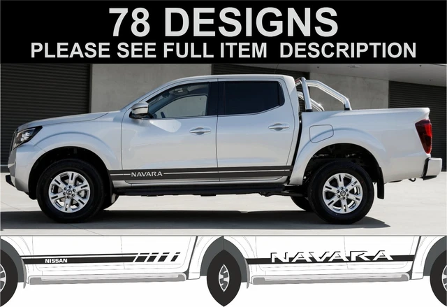 NISSAN NAVARA SIDE stripes decals stickers graphics nissan stripes 2015 ...