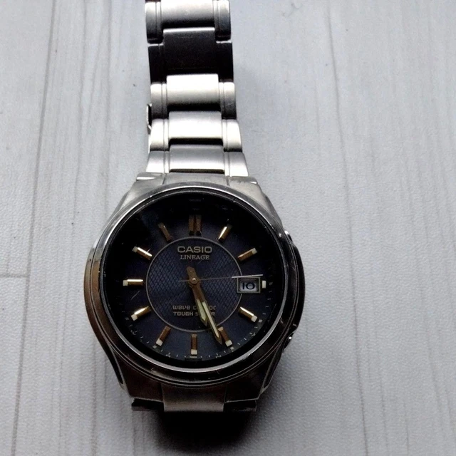 CASIO TITANIUM LINEAGE Wave Scepter LINEAGE LCW 110TD Watch Radio Solar ...
