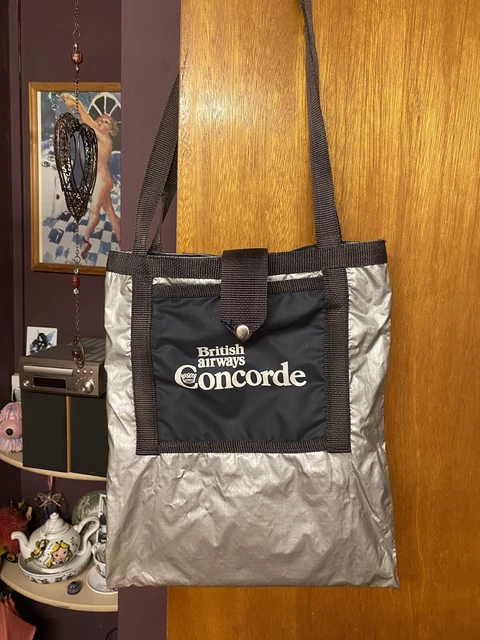 RARE VINTAGE BRITISH Airways Concorde Travel Bag Circa. 1980 EUR 7,76 ...