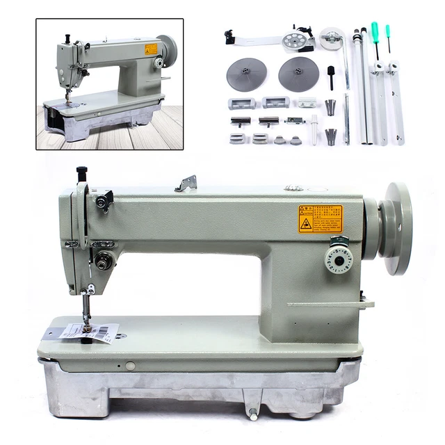 INDUSTRIAL LEATHER SEWING Machine Heavy Duty Leather Fabrics Sewing ...