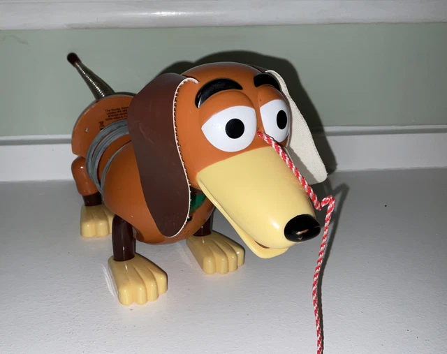 SLINKY DOG DISNEY Toy Story -Disney Store Pixar Talking Sound pull ...
