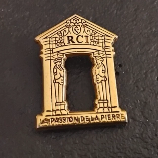 PIN’S ARTHUS BERTRAND Architecte RCI La Passion de la Pierre doré Rare (384) EUR 6,50 - PicClick FR