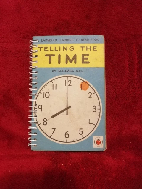 LADYBIRD BOOK HANDMADE Notebook Telling the Time £7.00 - PicClick UK