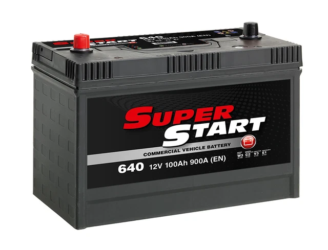 640SHD YUASA EQUIVALENT Cargo Super Heavy Duty Battery 12V 100Ah ...